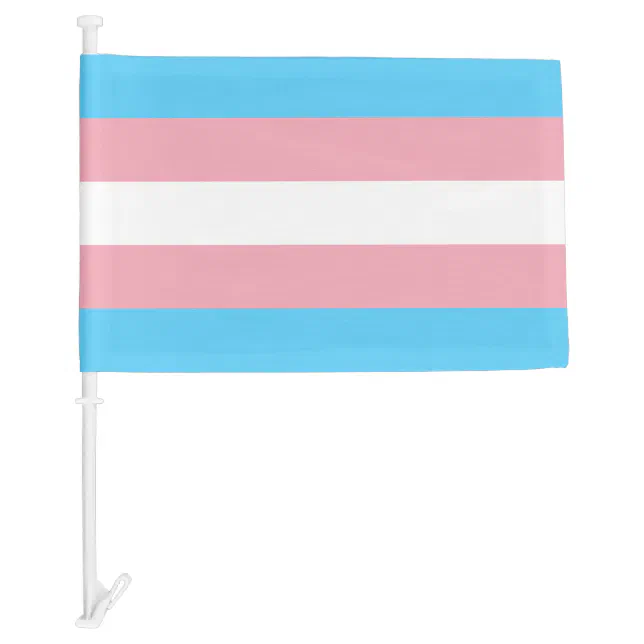 Transgender Pride Car Flag | Zazzle