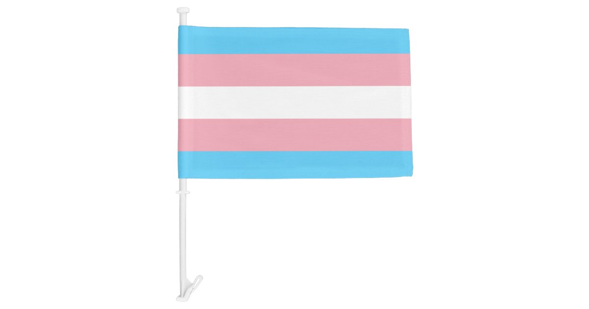 Transgender Pride Car Flag | Zazzle