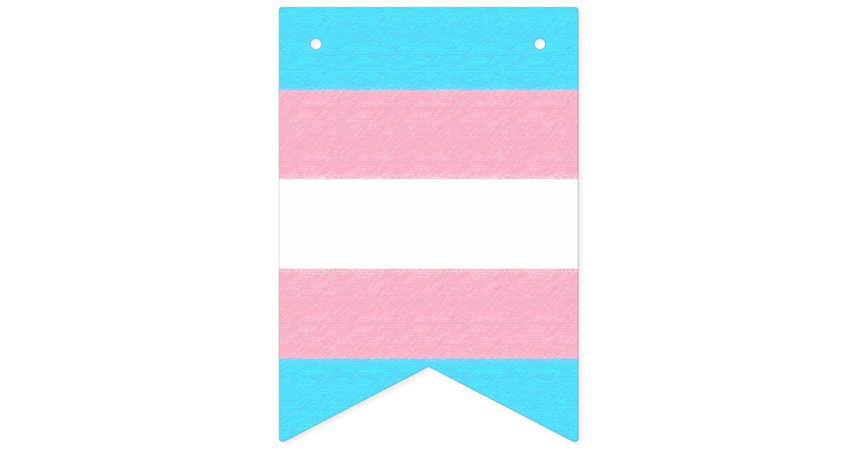 Transgender Pride Custom Bunting Flags | Zazzle