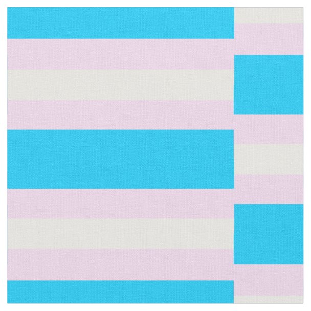 Transgender pride flag fabric | Zazzle