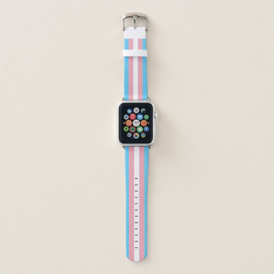 Transgender Pride flag Apple Watch Band | Zazzle.com