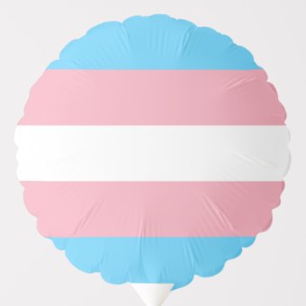 Transgender Pride Flag Balloon | Zazzle