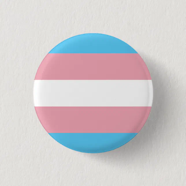 Transgender Pride Flag Button | Zazzle