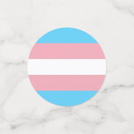 Transgender Pride Flag Confetti | Zazzle