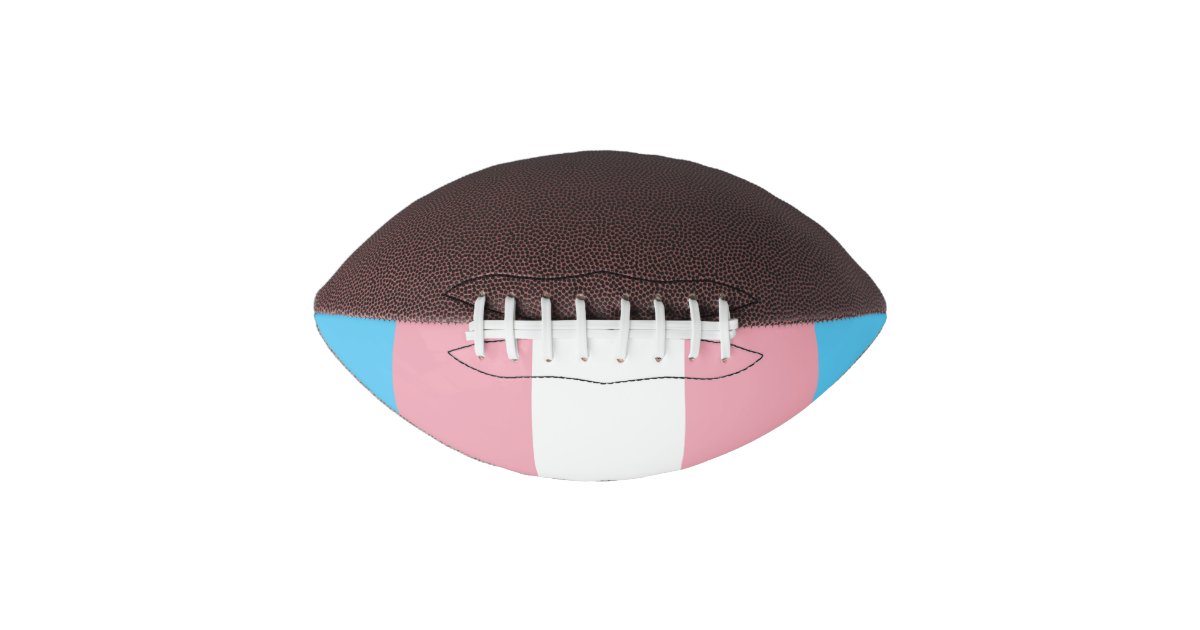 Transgender Pride Flag Football | Zazzle
