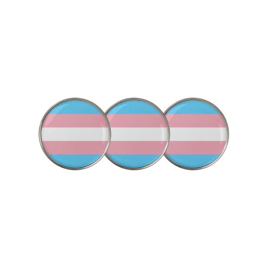 Transgender Pride Flag Golf Ball Marker | Zazzle.com
