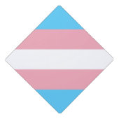 Transgender Pride flag Graduation Cap Topper | Zazzle