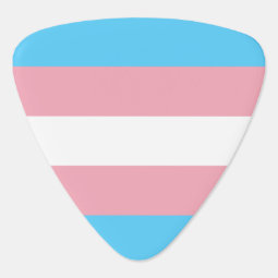 Transgender Pride Flag Guitar Pick | Zazzle