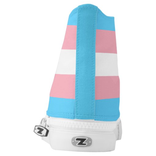 Transgender pride flag High Top Shoes | Zazzle