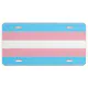 Transgender Pride Flag LGBT License Plate | Zazzle