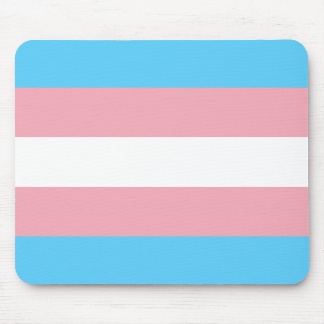 Transgender Pride Flag - LGBT Rainbow Mouse Pad | Zazzle