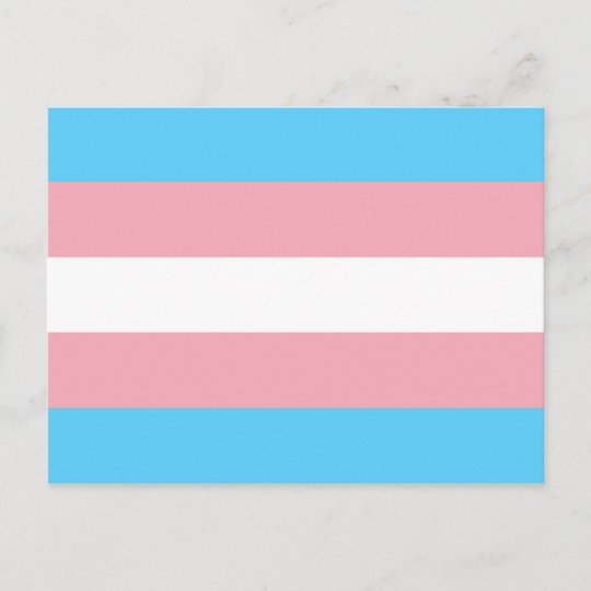 Transgender Pride Flag - LGBT Rainbow Postcard | Zazzle