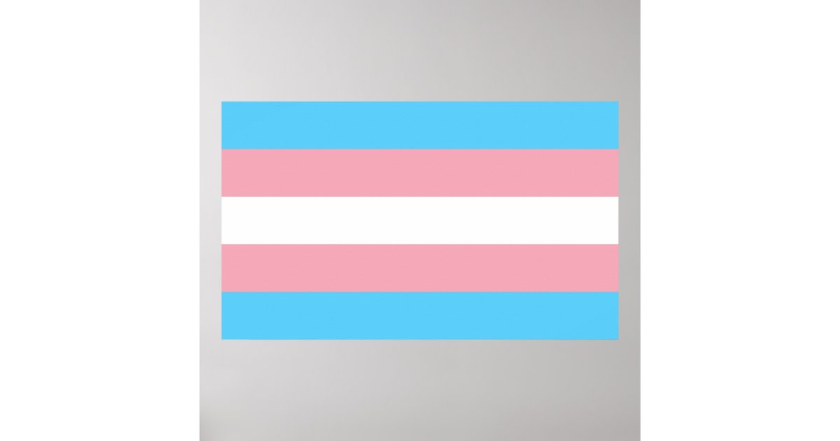 Transgender Pride Flag - LGBT Rainbow Poster | Zazzle