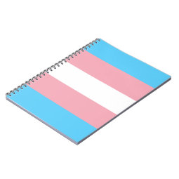 Transgender Pride Flag - LGBT Trans Rainbow Notebook | Zazzle