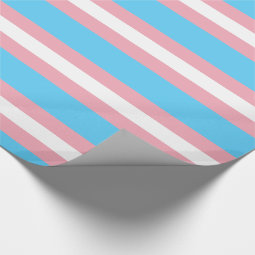Transgender Pride Flag - LGBT Trans Rainbow Wrapping Paper | Zazzle