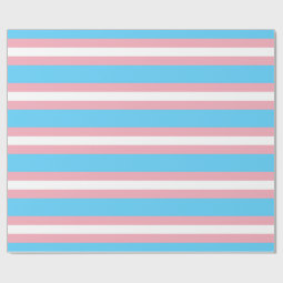 Transgender Pride Flag - LGBT Trans Rainbow Wrapping Paper | Zazzle