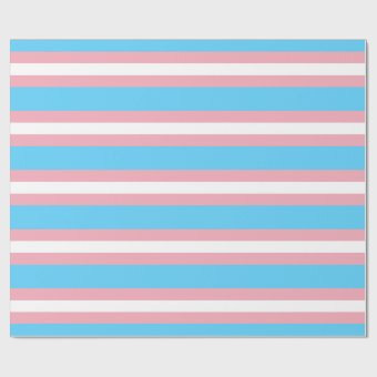 Transgender Pride Flag - LGBT Trans Rainbow Wrapping Paper | Zazzle