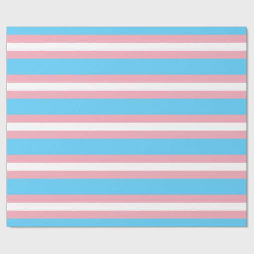 Transgender Pride Flag - LGBT Trans Rainbow Wrapping Paper | Zazzle