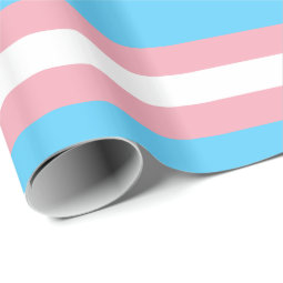 Transgender Pride Flag - LGBT Trans Rainbow Wrapping Paper | Zazzle