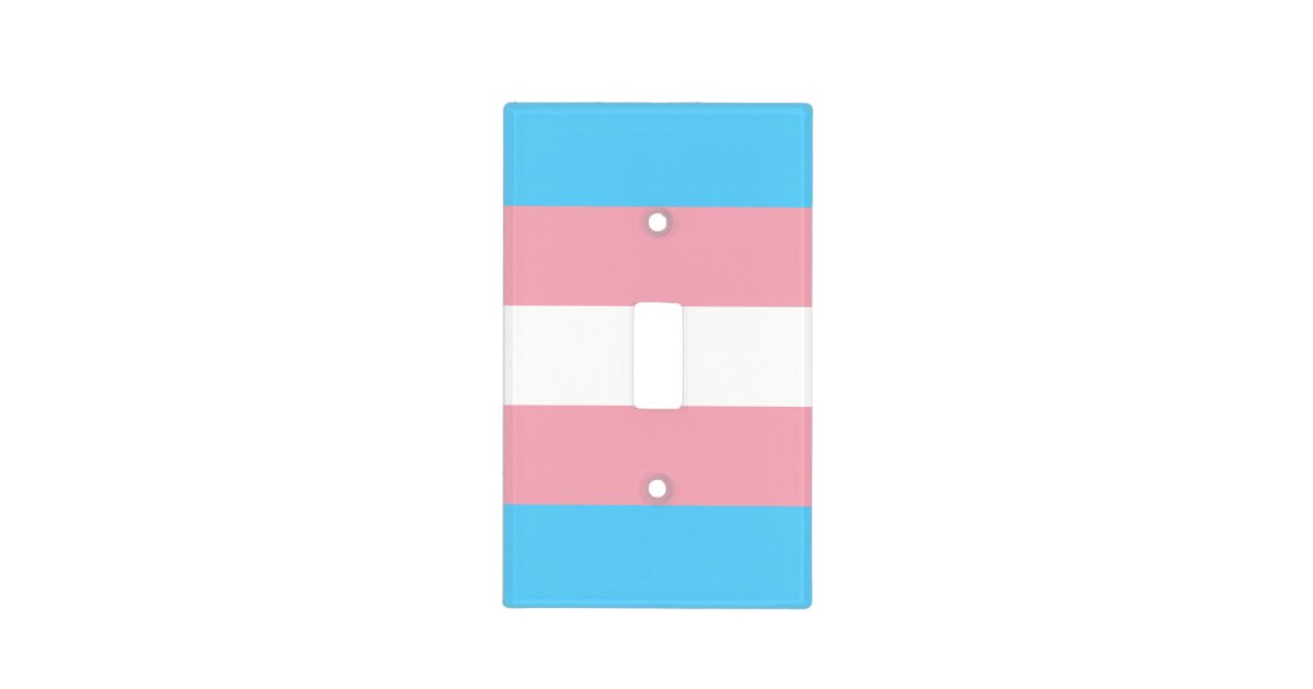 Transgender Pride Flag Light Switch Cover | Zazzle