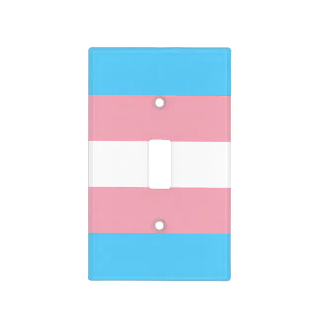 Transgender Pride Flag Light Switch Cover | Zazzle