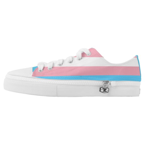 Transgender pride flag Low Top Shoes | Zazzle