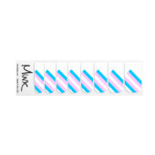 Transgender Pride Flag Minx Nail Art | Zazzle
