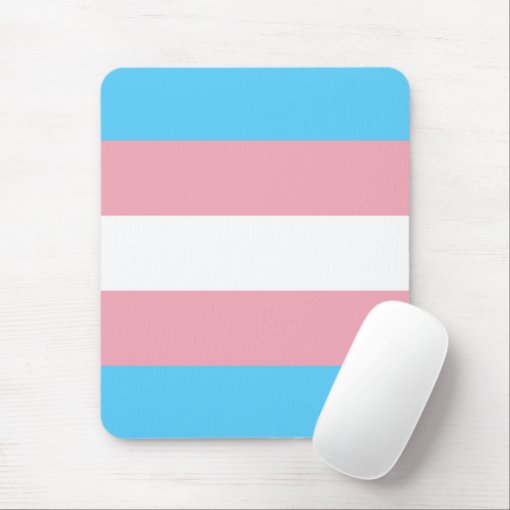 Transgender Pride Flag Mouse Pad | Zazzle