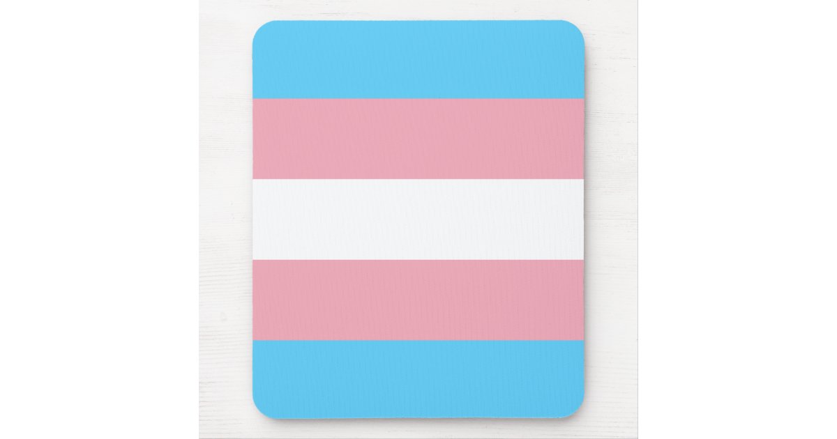 Transgender Pride Flag Mouse Pad | Zazzle