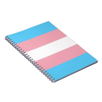 Transgender Pride Flag Notebook | Zazzle