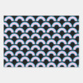 Transgender Pride Flag Rainbow Pattern Black Wrapping Paper Sheets | Zazzle