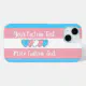 Transgender pride flag with text Case-Mate iPhone case | Zazzle