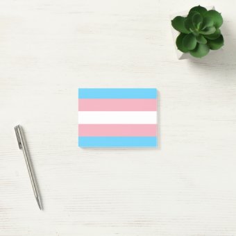 Transgender Pride Post-it Notes | Zazzle