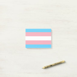 Transgender Pride Post-it Notes | Zazzle