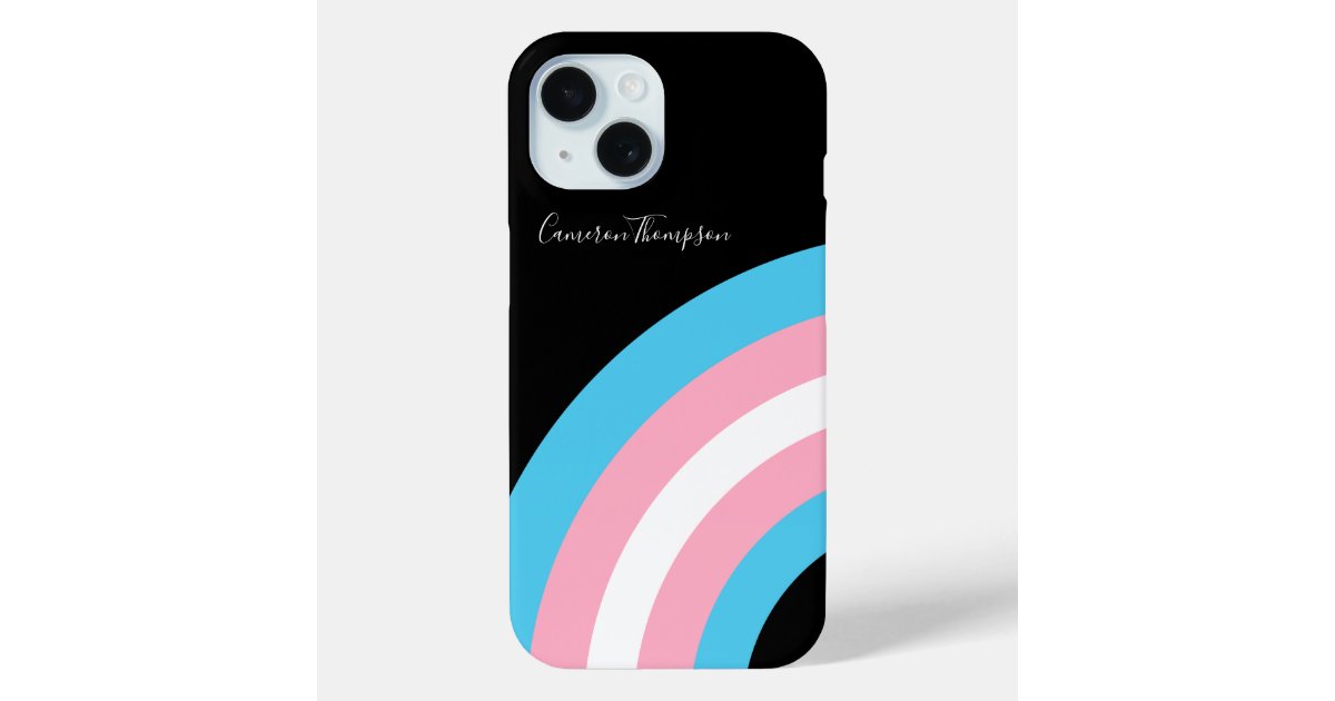 Transgender Rainbow Arc Pride Flag Personalized Case-Mate iPhone Case ...