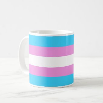 Transgender Rainbow Custom Coffee Mug | Zazzle