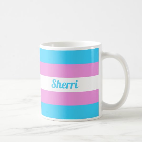 Transgender Rainbow Custom Coffee Mug | Zazzle.com