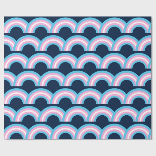 Transgender Rainbow Pride Flag Wrapping Paper | Zazzle