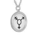Transgender Symbol Necklace | Zazzle