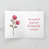 Transgender Transition Support Welcome Card | Zazzle