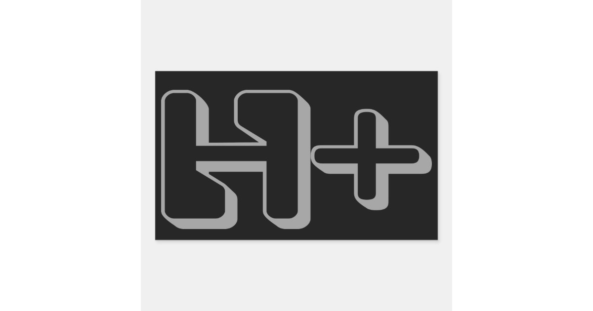 TRANSHUMANISM Symbol Sticker | Zazzle