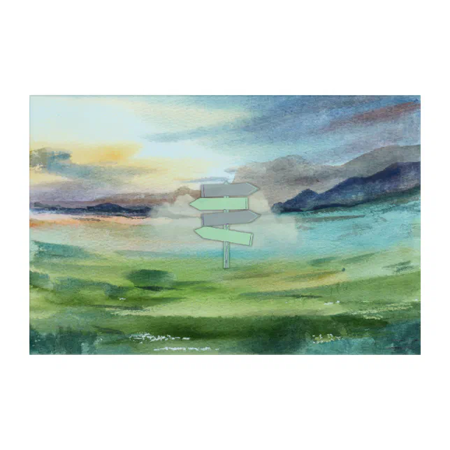 Transition of Choice Acrylic Print | Zazzle