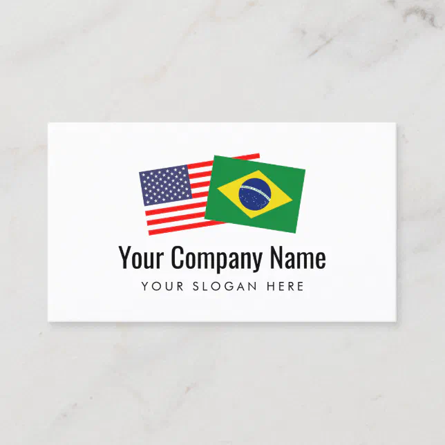 Translation Brazilian Portuguese American English Business Card | Zazzle