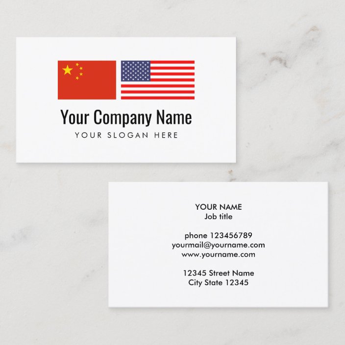 Translation service Chinese English translator Business Card | Zazzle.com