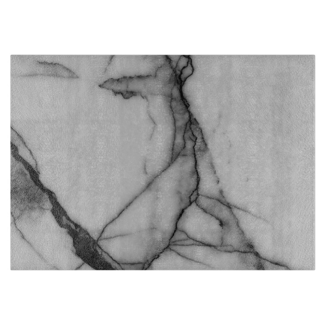 Translucent black and white granite cutting board | Zazzle