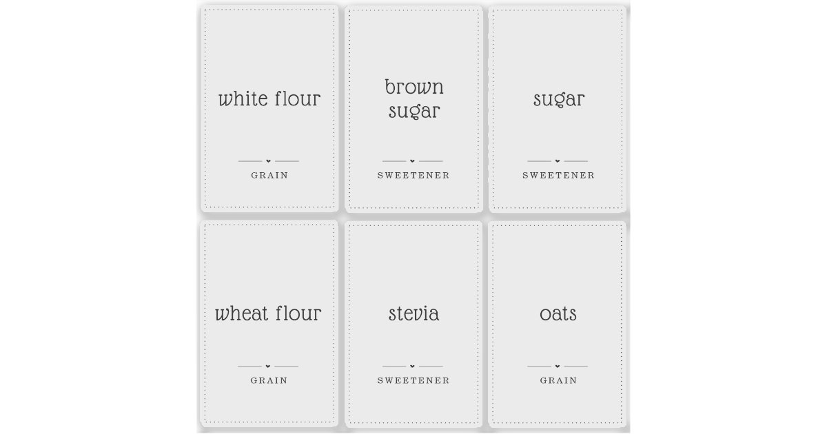 Translucent Clear 2x3" Custom Pantry Labels | Zazzle