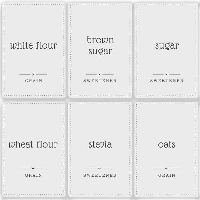 Translucent Clear 2x3" Custom Pantry Labels | Zazzle