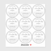 Translucent Clear Homemade Food Label Sticker | Zazzle