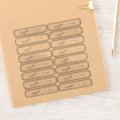 Translucent Clear Makeup Label, Lip Gloss Balm etc Sticker | Zazzle