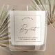 Translucent Clear Product Packaging Candle Label | Zazzle